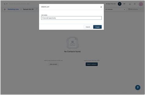 How To Create Marketing Lists Freshsales