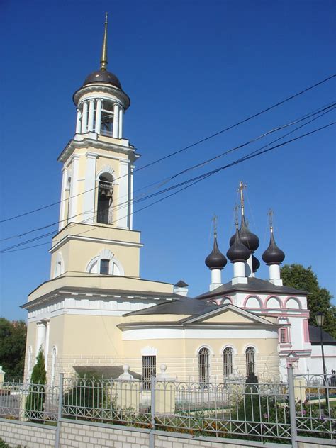 Чехов Чеховский городской округ Церковь Зачатия Анны в Лопасне