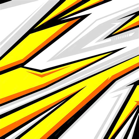 Premium Vector Racing Background Abstract Stripes With Yellowblack