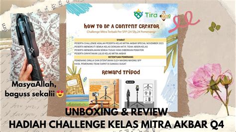 Unboxing Hadiah Challenge Kelas Mitra Akbar‼️ Masyaallah Sebagus Ini
