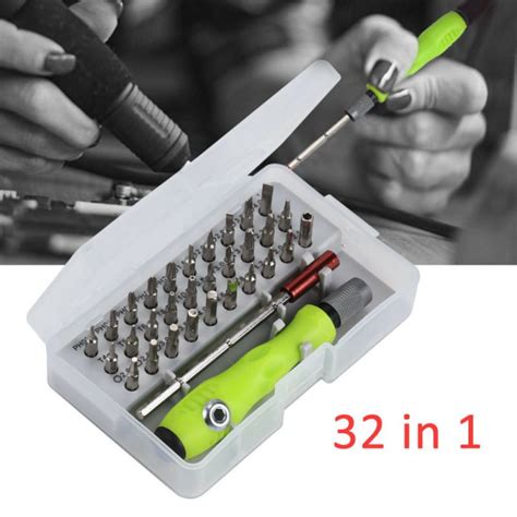32 Multi Small Precision Hex Torx Star Mini Screwdriver Set Bits Repair