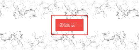 Abstract Polygonal Vector Background With Connecting Dots And Lines Digital Data Visualization