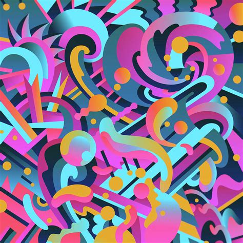 Vibrant Abstract Blobs And Swirls Photograph By Ikon Images Fine Art