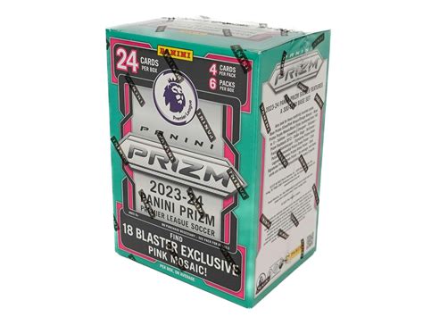 202324 Panini Prizm Premier League Epl Soccer 6 Pack Blaster Box Pink