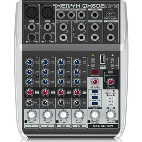 Mesa Som Mixer Behringer Xenyx Fx Canais V Extra