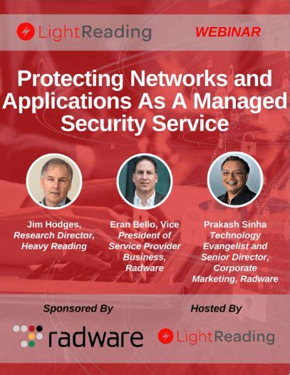 radware on linkedin new webinar protecting networks and applications