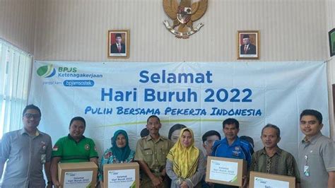 Peringati May Day 2022 BPJAMSOSTEK Tarakan Salurkan Paket Sembako
