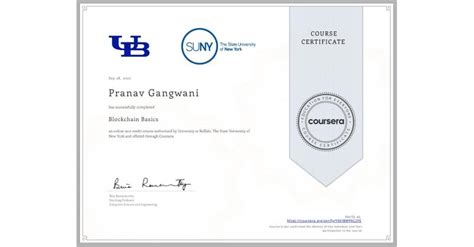 Pranav Gangwani Phd On Linkedin Completion Certificate For Blockchain Basics