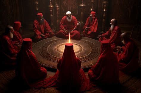 Premium Ai Image Sufi Drum Circle Islamic Images