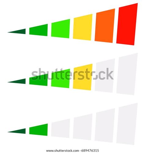 Progress Bar Level Indicator In Perspective 6 Step Progress Bar With
