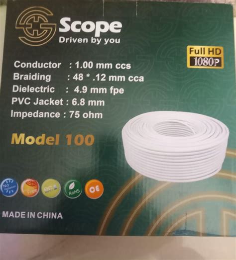 سلك دش بشعيرات بطول 100 ياردة من سكوب 48 Amazoneg