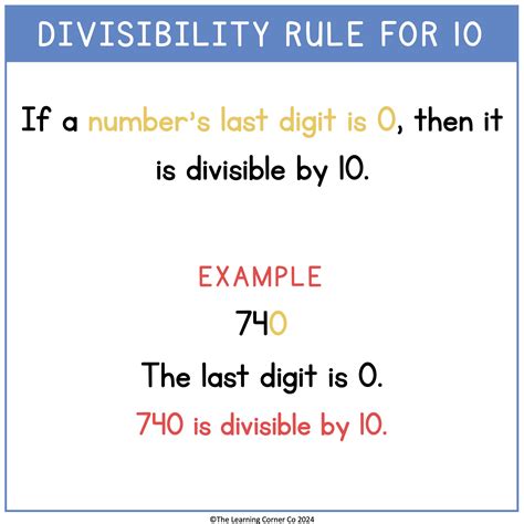 Divisibility Rules