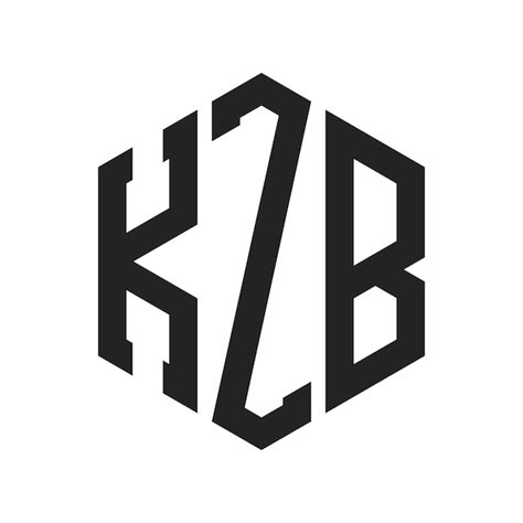Premium Vector Kzb Logo Design Initial Letter Kzb Monogram Logo Using