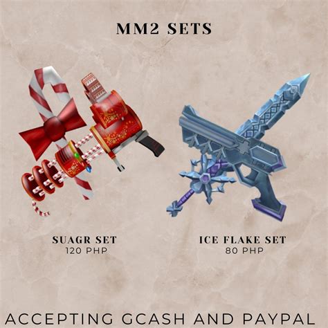 Mm2 Sets Video Gaming Gaming Accessories In Game Products On Carousell