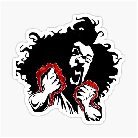 Last Dragon Sho Nuff Sticker For Sale By Twisted Giraffe Redbubble