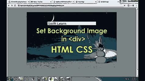 Methods For Inserting An Image Into A Div Using Html