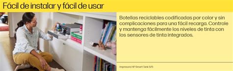 HP Impresora Multifuncional Smart Tank 525 Tinta Continua Color USB