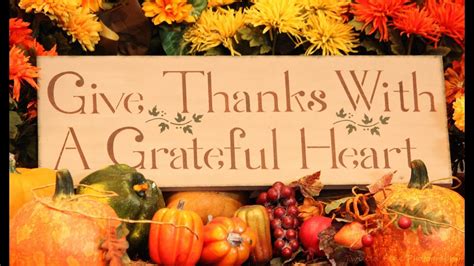 Getting Excited About Giving Thanks Youtube