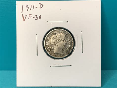 1911 D Barber Dime For Sale Buy Now Online Item 756034