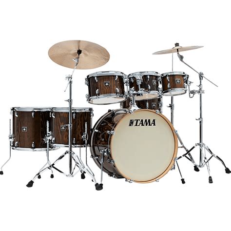 Tama Superstar Kit Gloss Java Lacebark Pine Graham Russell Drums