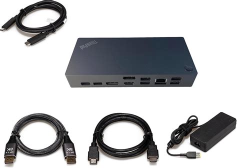 Lenovo Thinkpad Universal Usb C Docking Station Grey 40b70090ch Amazon