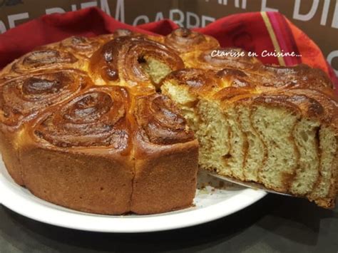 Brioche fourrée à la pâte de Speculoos avec ou sans Thermomix Recette