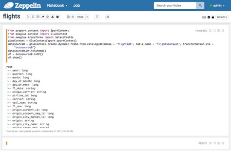 aws glue 実践入門：apache zeppelinによる glue scripts pyspark の開発環境を構築する