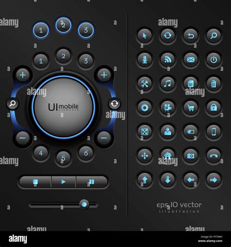 UI Elements For Mobile Devices And Other Interfaces Eps The Illustration Contains UI Elements For Mobile Devices And Other Interfaces Eps The Illustration Contains