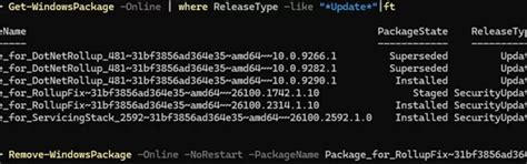 Uninstalling Windows Updates Via CMD PowerShell Windows OS Hub