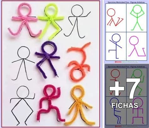 Ejercicios Motricidad Fina Figuras Artísticas Actividades Motricidad