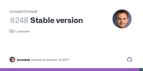Stable Version Issue 248 Climsoft Climsoft GitHub