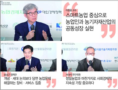 스마트농업 농업인애로 해결 장치로 재구성