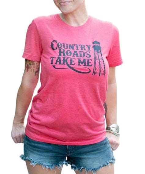 Rubys Rubbish Womens Country Roads Tee Cowpokes Work And Western