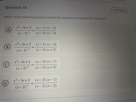 Question 18 43 Points Which Of The Following Studyx