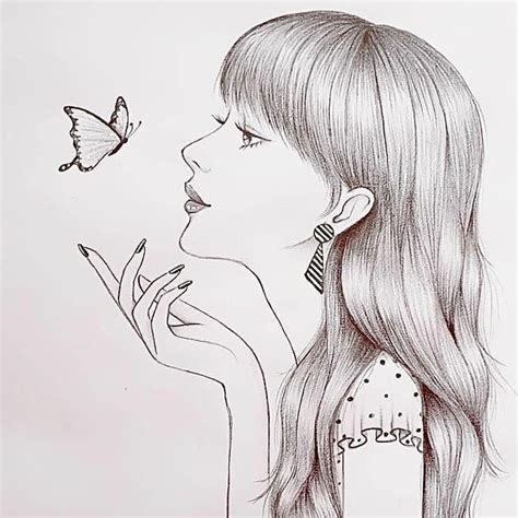 How To Draw Girl Wearing A Cap Girl With Cap Pencil Sketch For Beginner