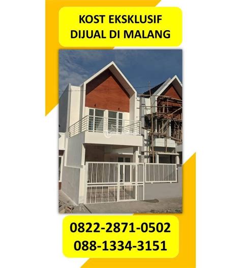 Dijual Rumah Kost di Malang Dekat Pusat Kota Tipe 38 SHGB di Malang ...