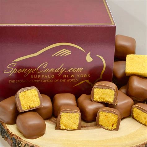 Buffalos Finest Chocolate Sponge Candy 4 Delicious Flavors Available Made In The Sponge