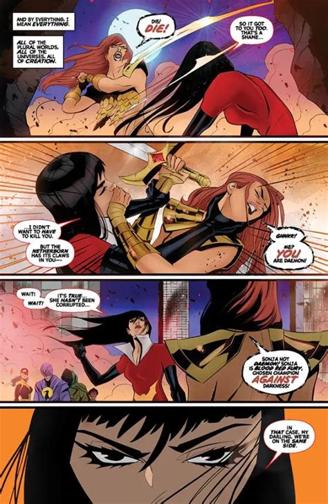 Vampirella Vs Red Sonja 5 Comic Book Preview