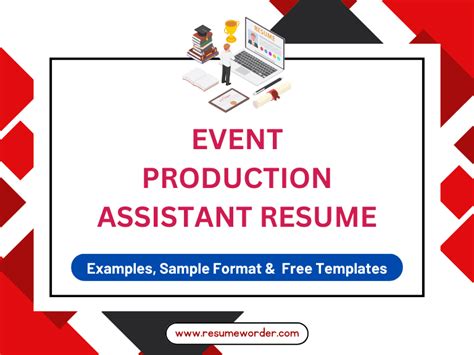 Event Production Assistant Resume Examples Sample Templates Tips