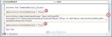 Print To Pdf Using Macro Button In Excel 5 Macro Variants Exceldemy