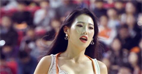 Md화보 속옷인 줄 알았어치어리더 민망한 레이스 응원복