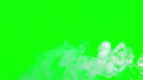 Smoke Flowing Slow Motion On Green Scree Stock Video Pond5