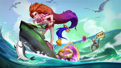 Pool Party Zoe League Of Legends Lol Lol Free 4k Wallpapers 40000