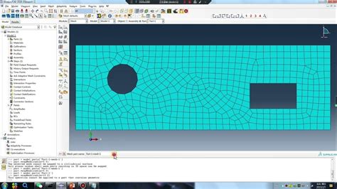 83 Abaqus Tutorial The Script Implements Mesh Curling Youtube