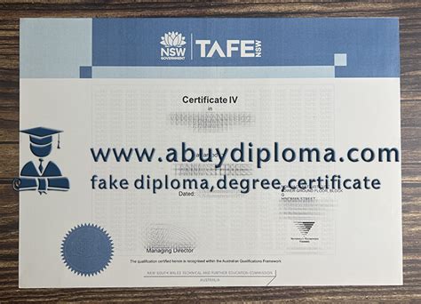 How Easy To Get A TAFE NSW Fake Certificate Online