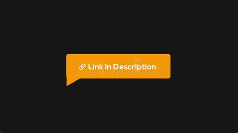 Link In Description Animation Video Transparent Background With Alpha Channel Stock Video