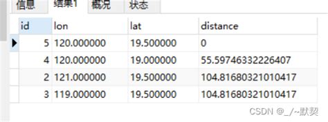 已知经纬度求离最近的一条数据sqlite 经纬度距离最近 Csdn博客