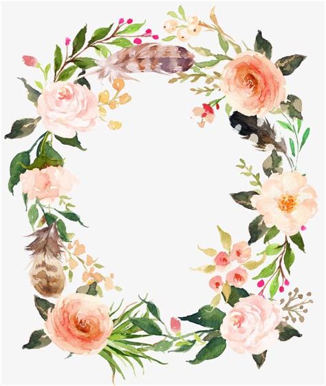 Watercolor Flower Garland At Getdrawings Free Download