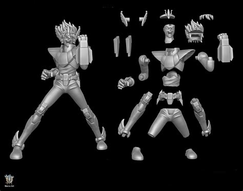 Saint Seiya Stl File 3D Model 3D Printable CGTrader