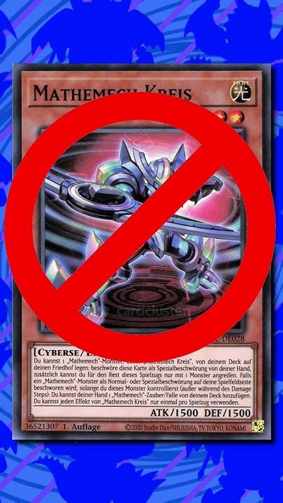 Darum Ist Mathemech Kreis Verboten In Yu Gi Oh Youtube